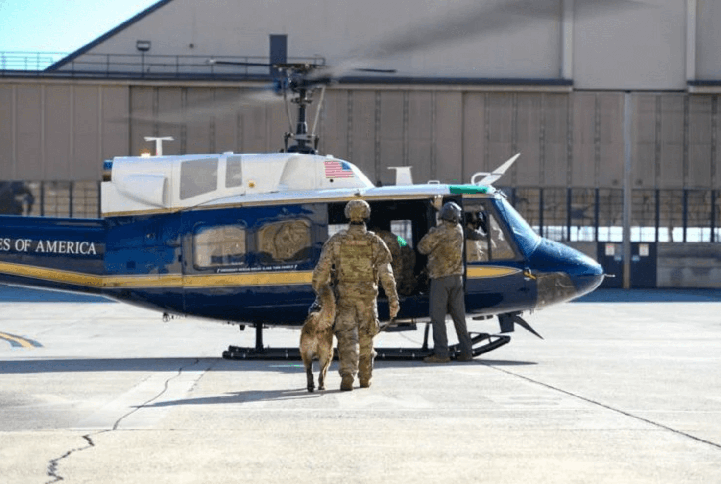 K9 Cop Magazine | Ruff Riders: Military working dogs, 1st helicopter ...